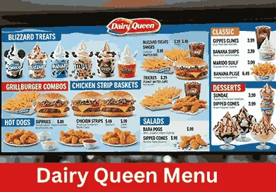 Dairy Queen Menu With Prices – Blizzards, Burgers 2026